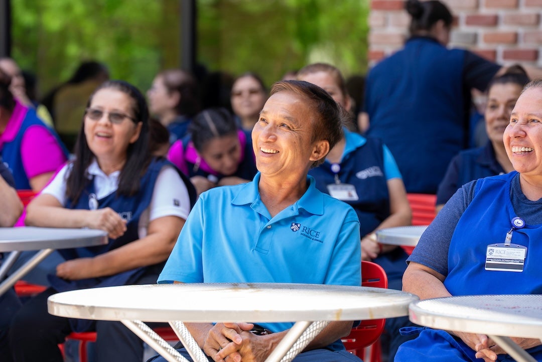‘Essence of the Rice experience’: HACER honors Housing and Dining staff with appreciation event ...